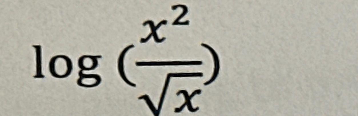 Solved log(x2x2) | Chegg.com