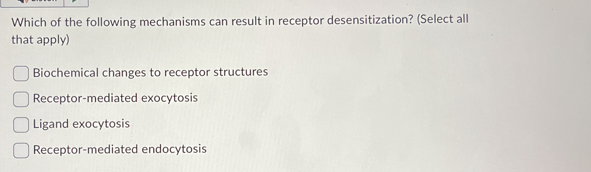 Solved Which of the following mechanisms can result in | Chegg.com
