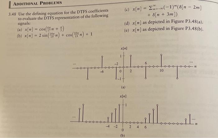Solved 3.103 Use MATLAB's fft command to repeat Problem 3.48 | Chegg.com