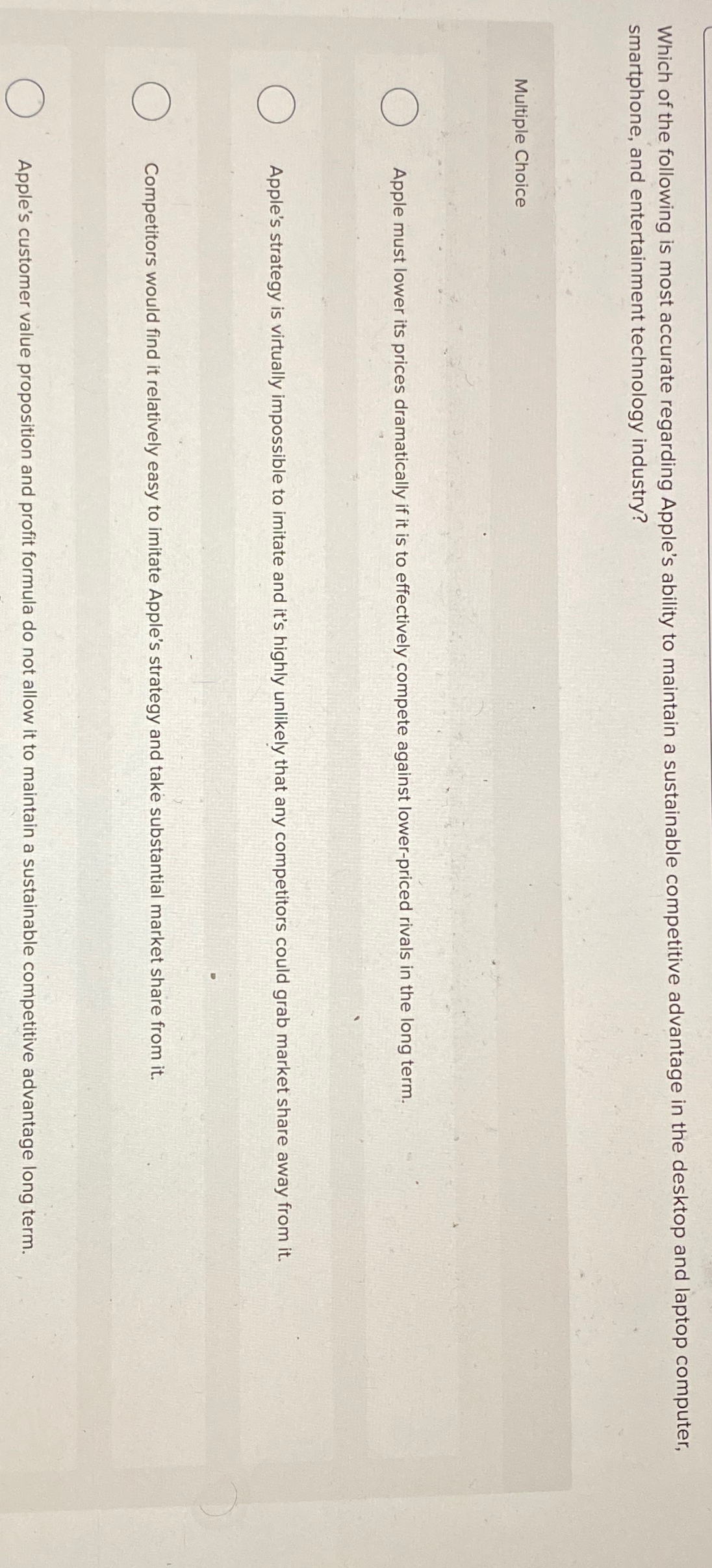 Solved Which of the following is most accurate regarding | Chegg.com