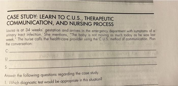 Solved CASE STUDY: LEARN TO C.U.S., THERAPEUTIC | Chegg.com