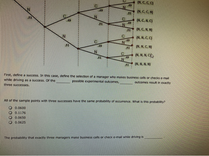 Solved 5. Analyzing a binomial experiment using a tree | Chegg.com