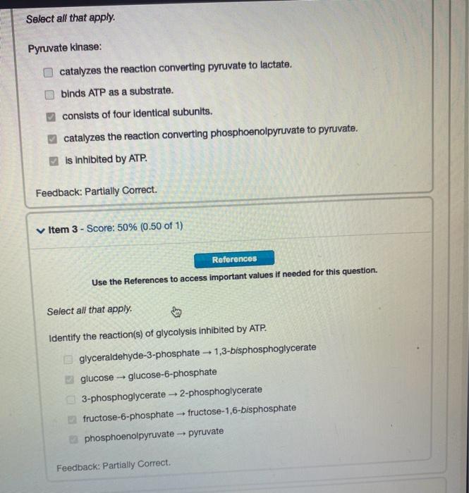 Solved Select all that apply. Pyruvate kinase: catalyzes the | Chegg.com
