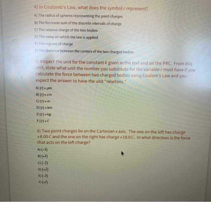 Solved RO5 Reading Quiz 1) Just like the gravitational | Chegg.com