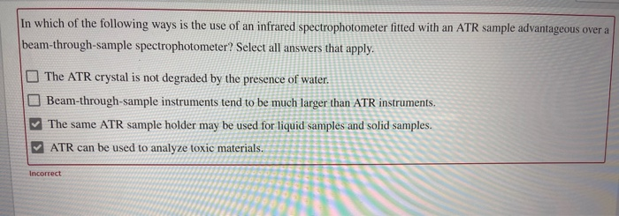 Solved In which of the following ways is the use of an | Chegg.com
