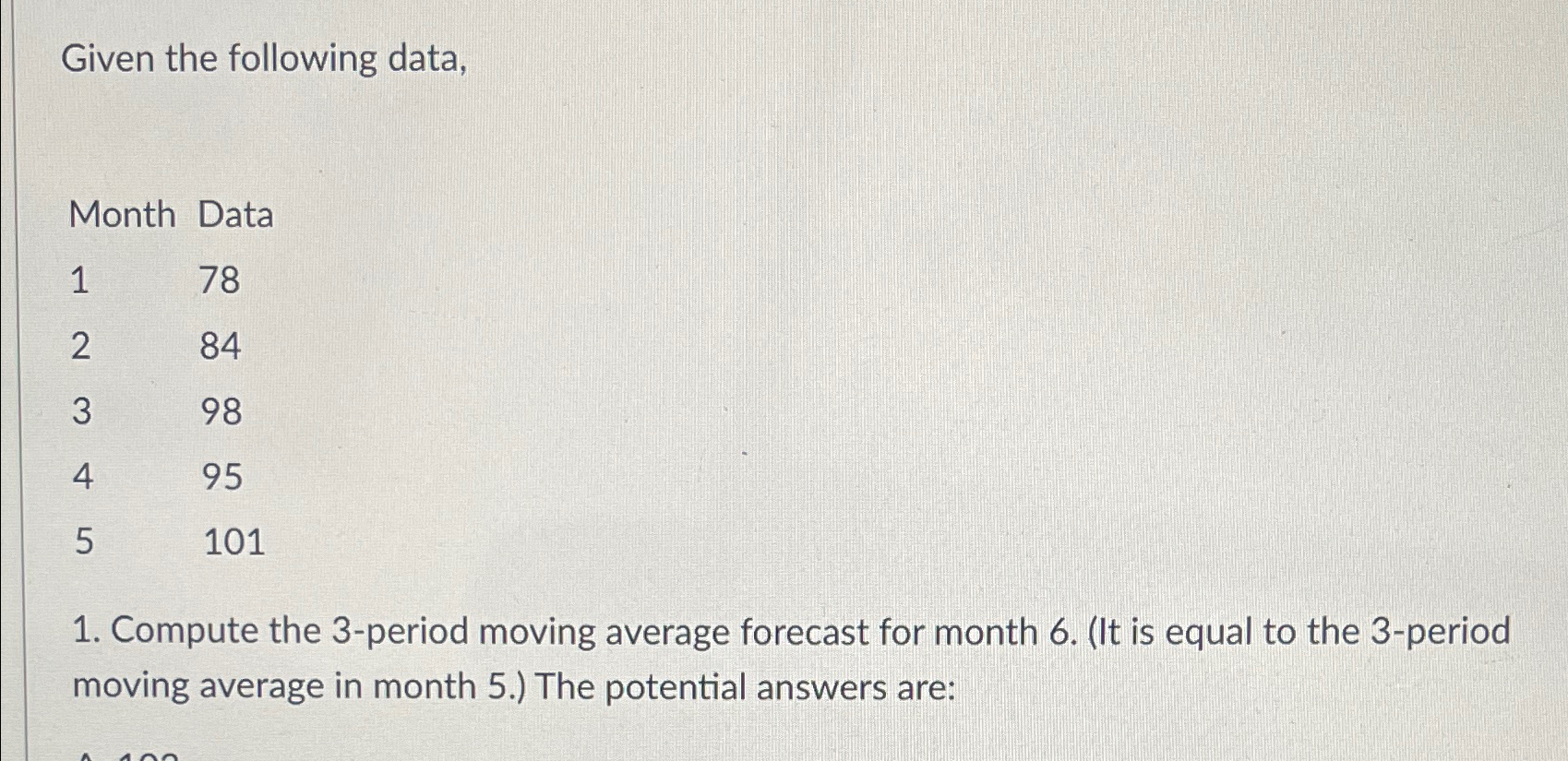 Solved Given the following | Chegg.com