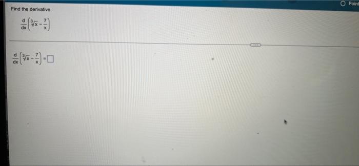 Solved Differentiate Y 6√x √ Find Dy Dx Dy Dx Y 20
