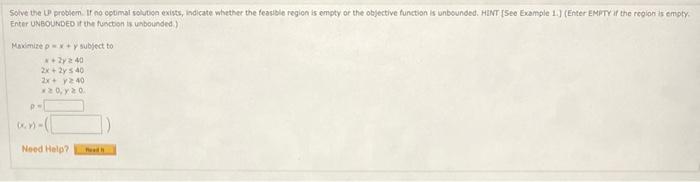 Solved Enter UNBOUNDEO it the fuection is unbounded) | Chegg.com