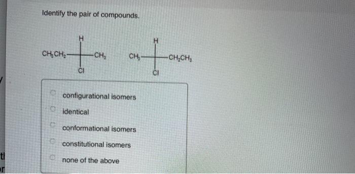 Solved What type of isomers are CH3CH2OCH3 and CH3CH2CH2OH? | Chegg.com