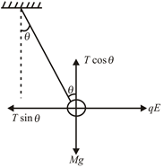 Solved: Integrated Concepts A 5.00 g charged insulating ball hangs ...