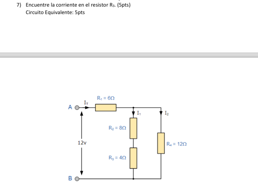 Solved Encuentre la corriente en el resistor R3. (5pts) | Chegg.com Solved Encuentre la corriente en el resistor R3. (5pts) | Chegg.com