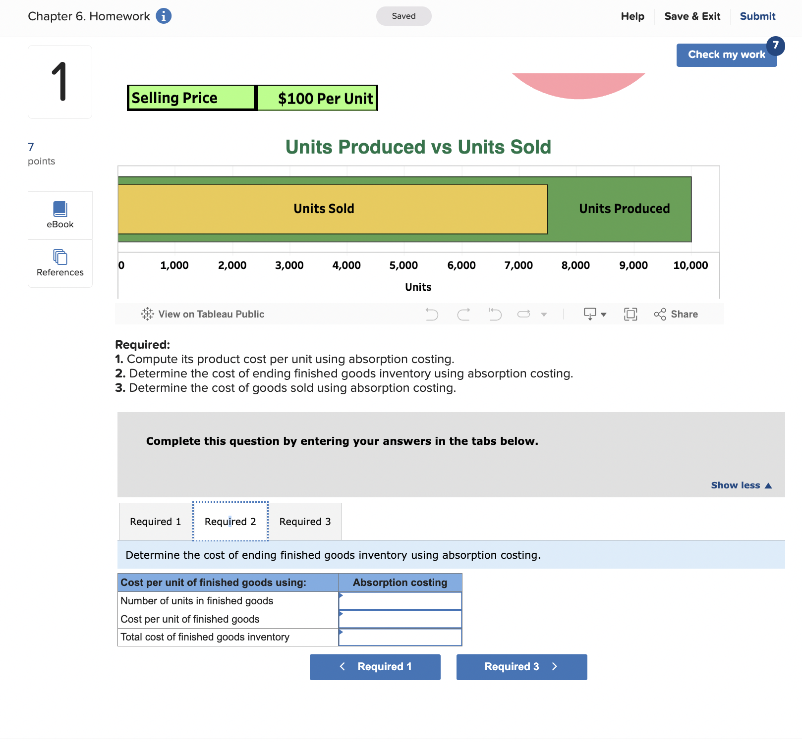 Solved Units Produced vs Units SoldRequired:Compute its | Chegg.com