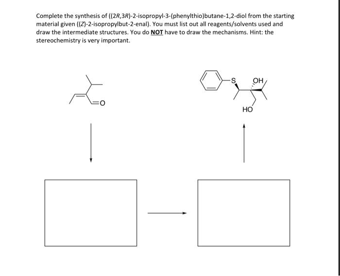 Solved Complete the synthesis of | Chegg.com