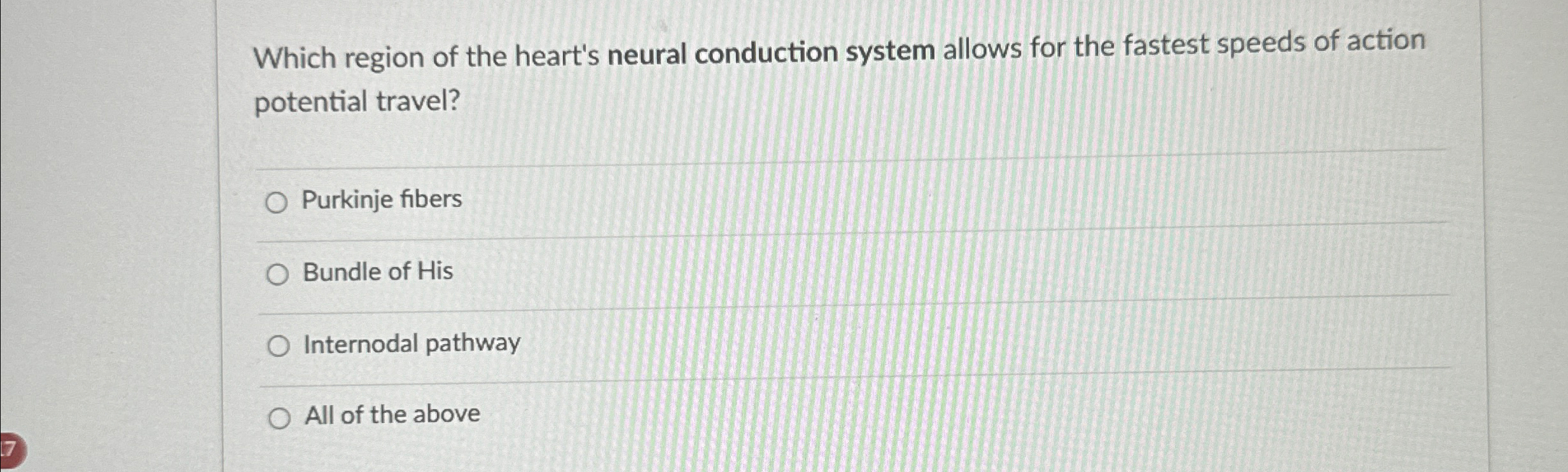 Solved Which region of the heart's neural conduction system | Chegg.com