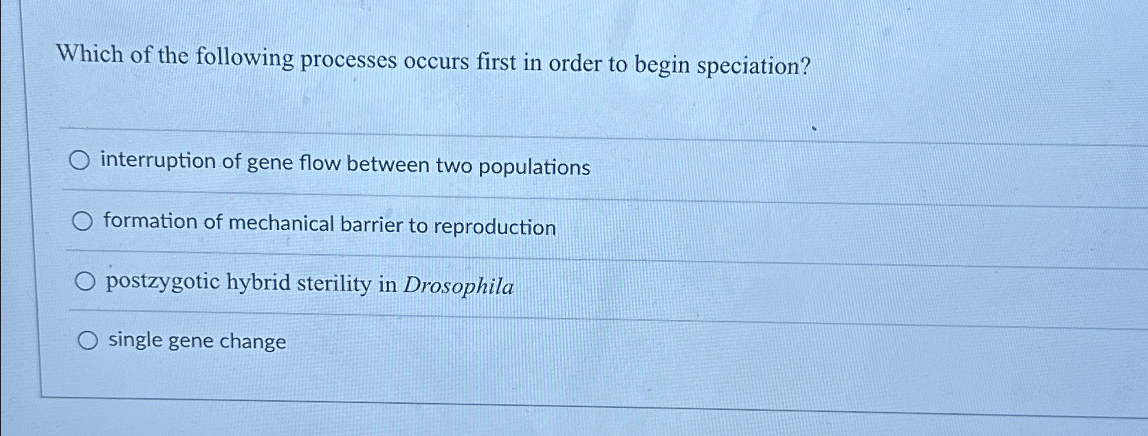 Solved Which of the following processes occurs first in | Chegg.com