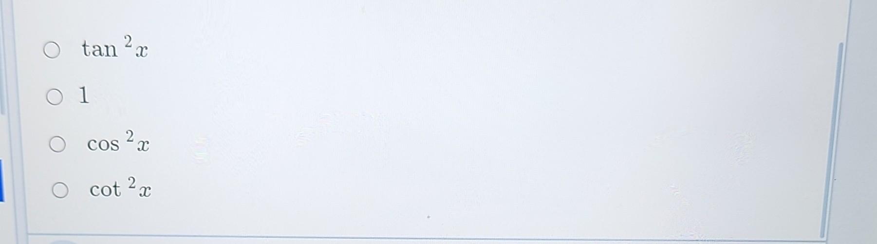 Solved Simplify the following trigonometric expression. | Chegg.com