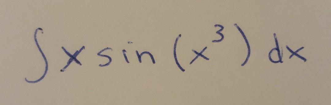 Solved Sxsin (x) dx | Chegg.com