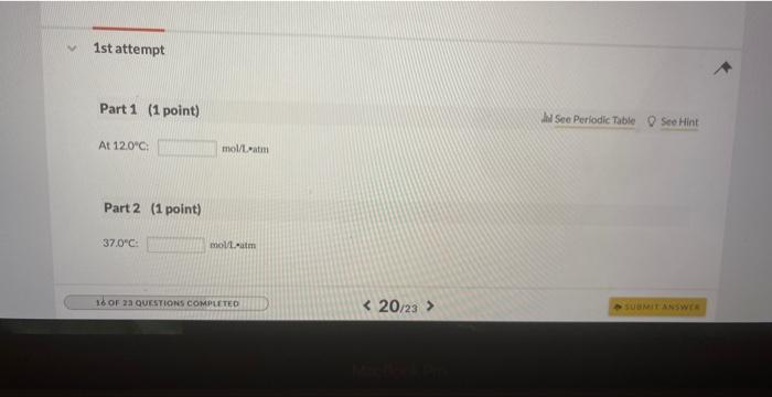 Solved Use the graph of solubility of O2 in water versus | Chegg.com