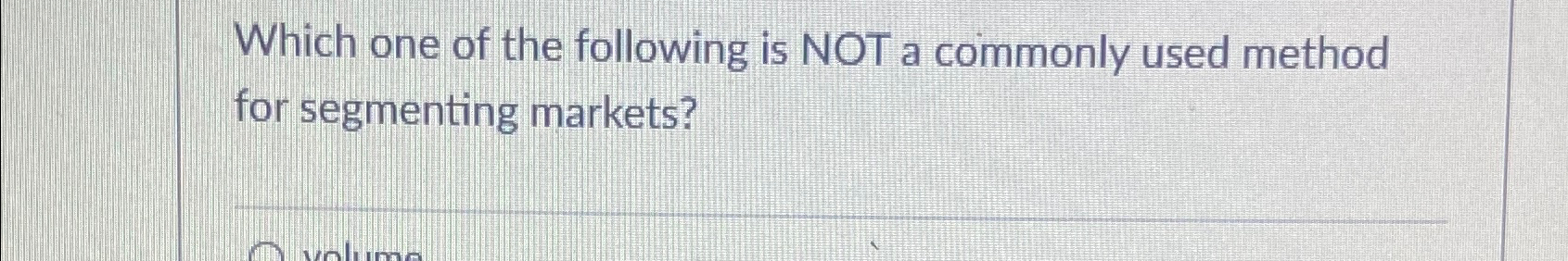 Solved Which one of the following is NOT a commonly used | Chegg.com