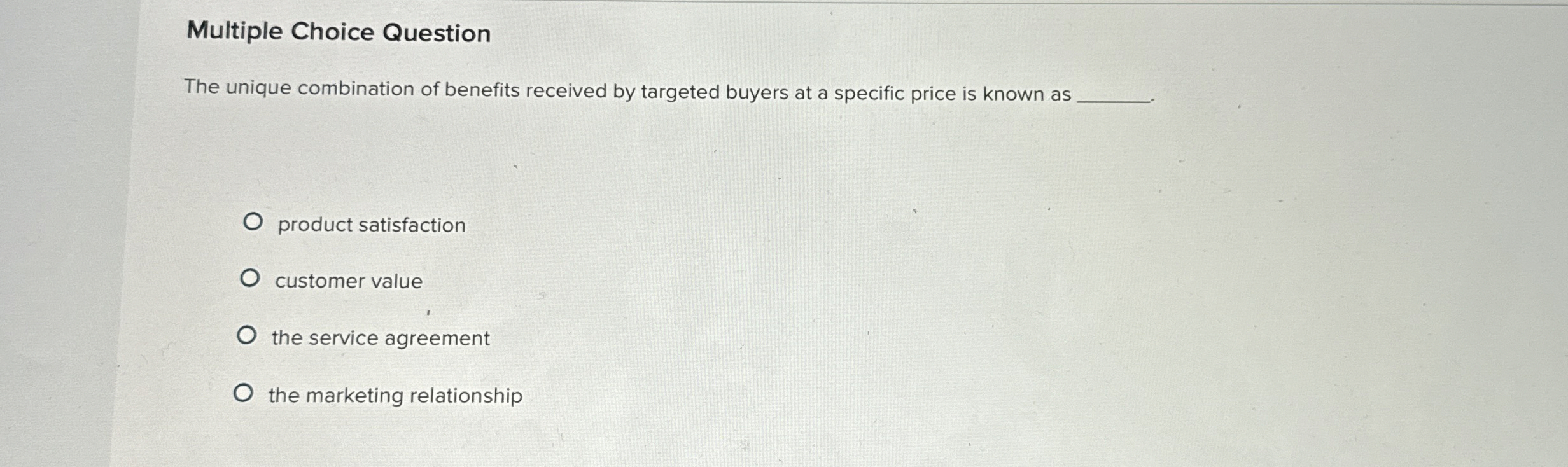 Solved Multiple Choice QuestionThe unique combination of | Chegg.com