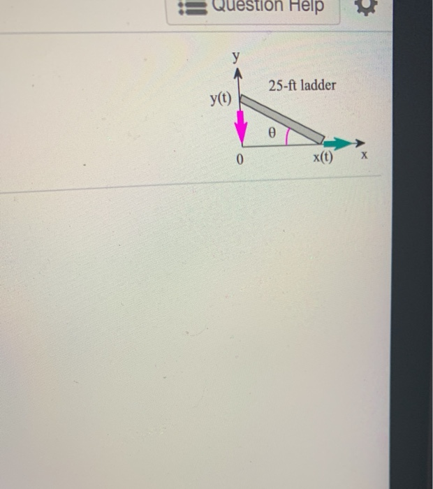 Solved A 25-tt ladder is leaning against a house when its | Chegg.com