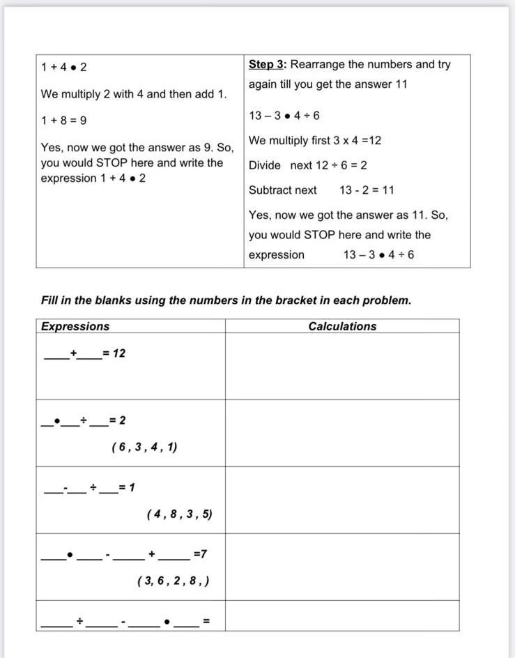 Solved 1 +42 Step 3: Rearrange the numbers and try again | Chegg.com