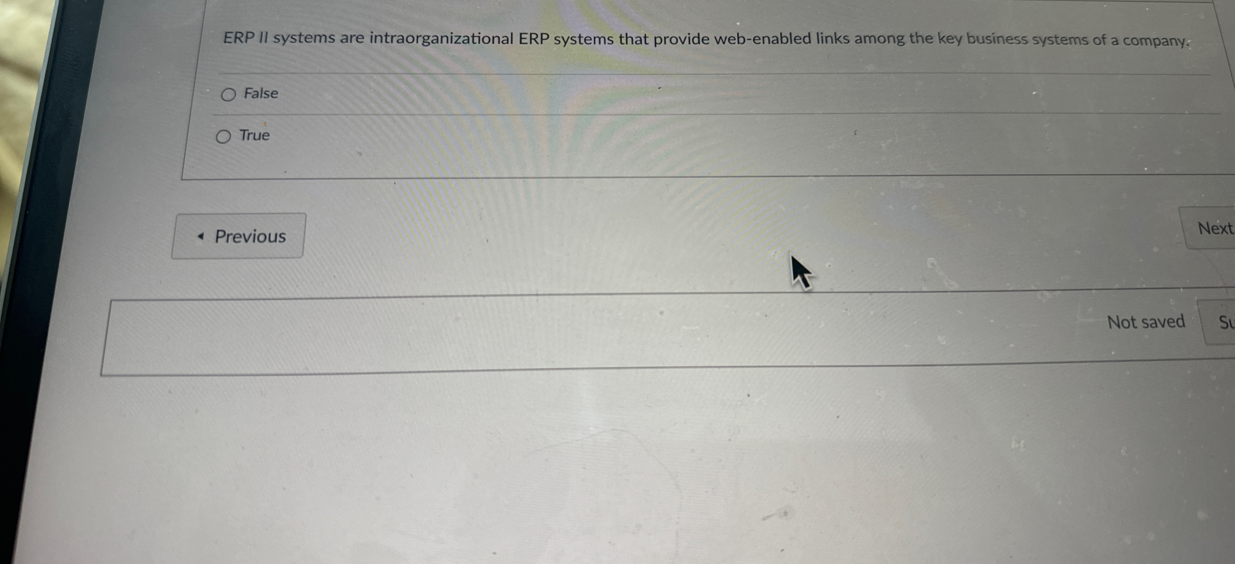 Solved ERP II systems are intraorganizational ERP systems | Chegg.com