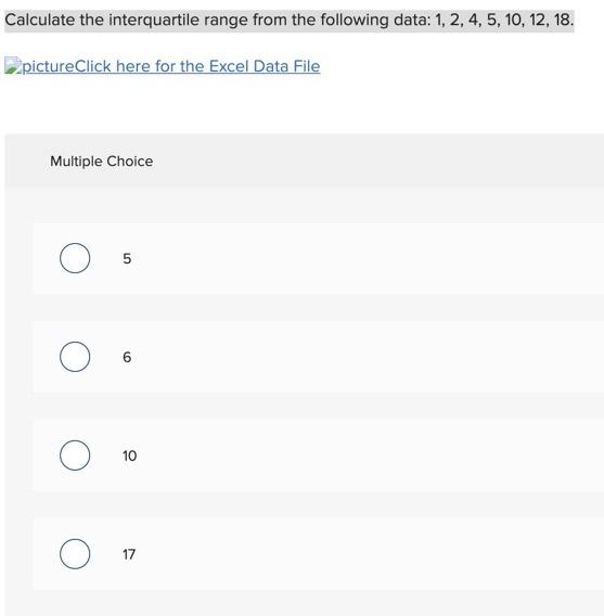 Solved Calculate the interquartile range from the following | Chegg.com
