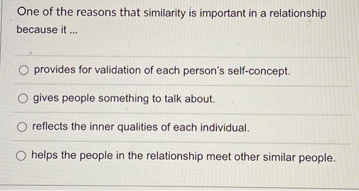 Solved One of the reasons that similarity is important in a | Chegg.com