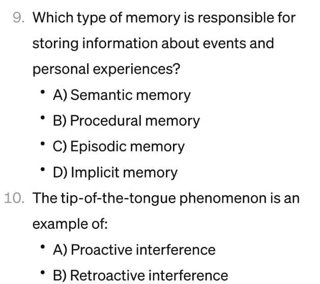 Solved Which type of memory is responsible for storing | Chegg.com