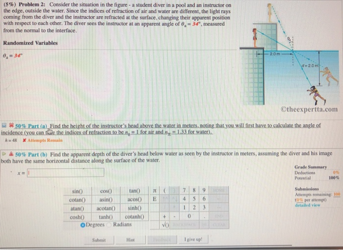 Solved: (5%) Problem 2: Consider The Situation In The Figu... | Chegg.com
