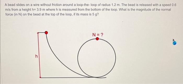 Solved A bead slides on a wire without friction around a | Chegg.com
