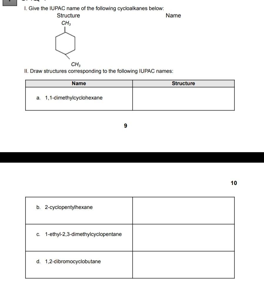 Solved A. Give the IUPAC names of the structural isomers of | Chegg.com