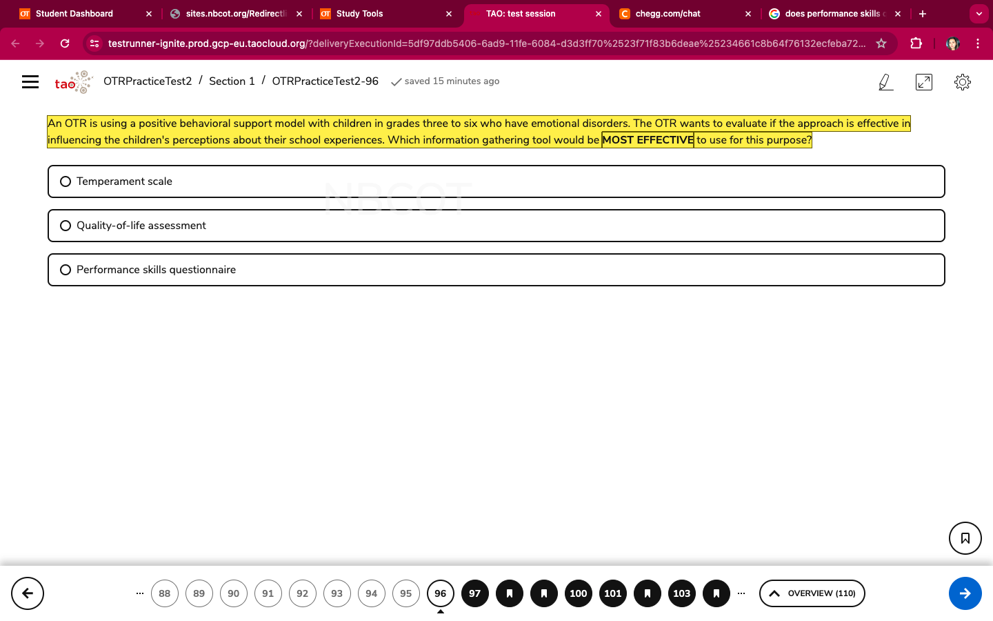 Solved An OTR is using a positive behavioral support model | Chegg.com Solved An OTR is using a positive behavioral support model | Chegg.com