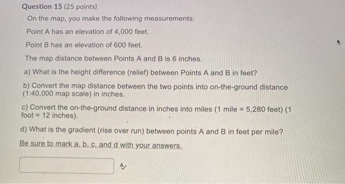 Solved 5 Question 12 (5 points) 1. Point count surveys are a | Chegg.com