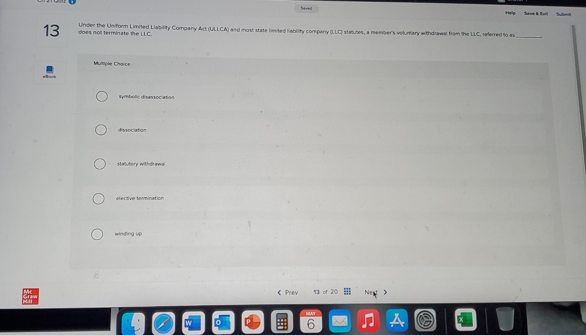 Solved Under the Uniform Limited Liability Company Act | Chegg.com
