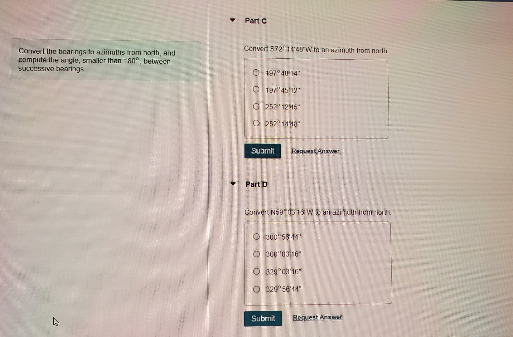 Solved The easting coordinate for a point is 646944.38 ﻿m | Chegg.com
