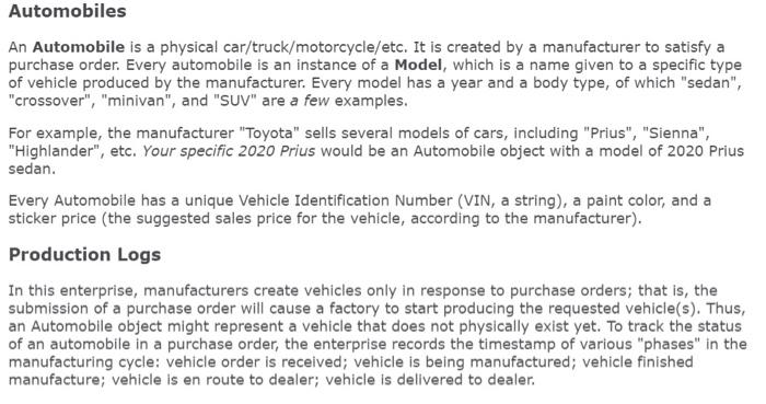Solved In this project, you will develop a model for an | Chegg.com