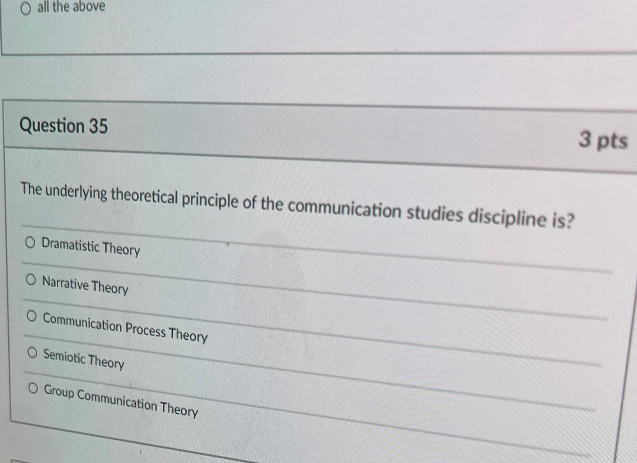 Solved all the aboveQuestion 353 ﻿ptsThe underlying | Chegg.com