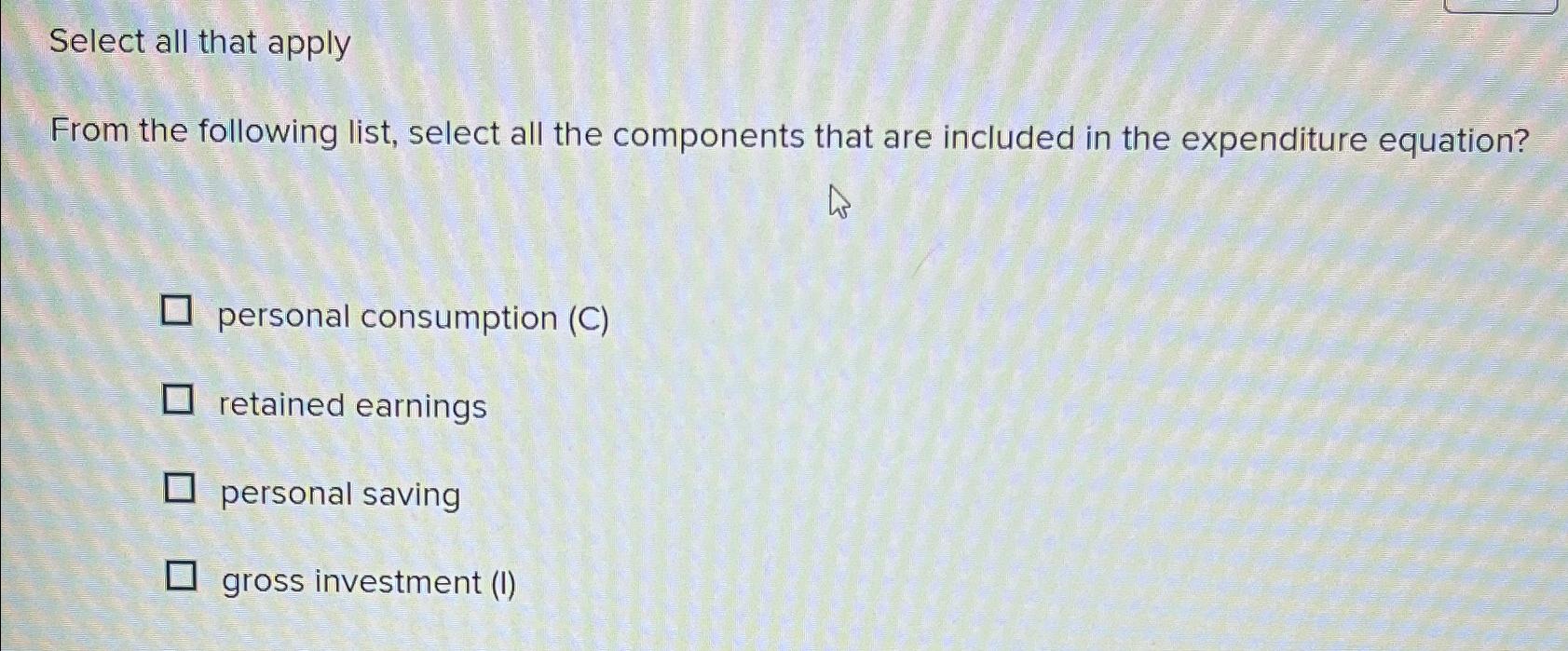 Solved Select all that applyFrom the following list, select | Chegg.com