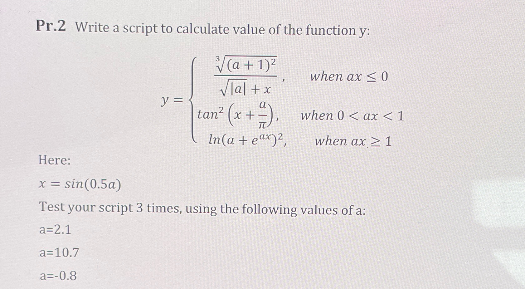 Solved PLEASE USE PYTHON ONLY!!! Pr. 2 Write a script to | Chegg.com Solved PLEASE USE PYTHON ONLY!!! Pr. 2 Write a script to | Chegg.com