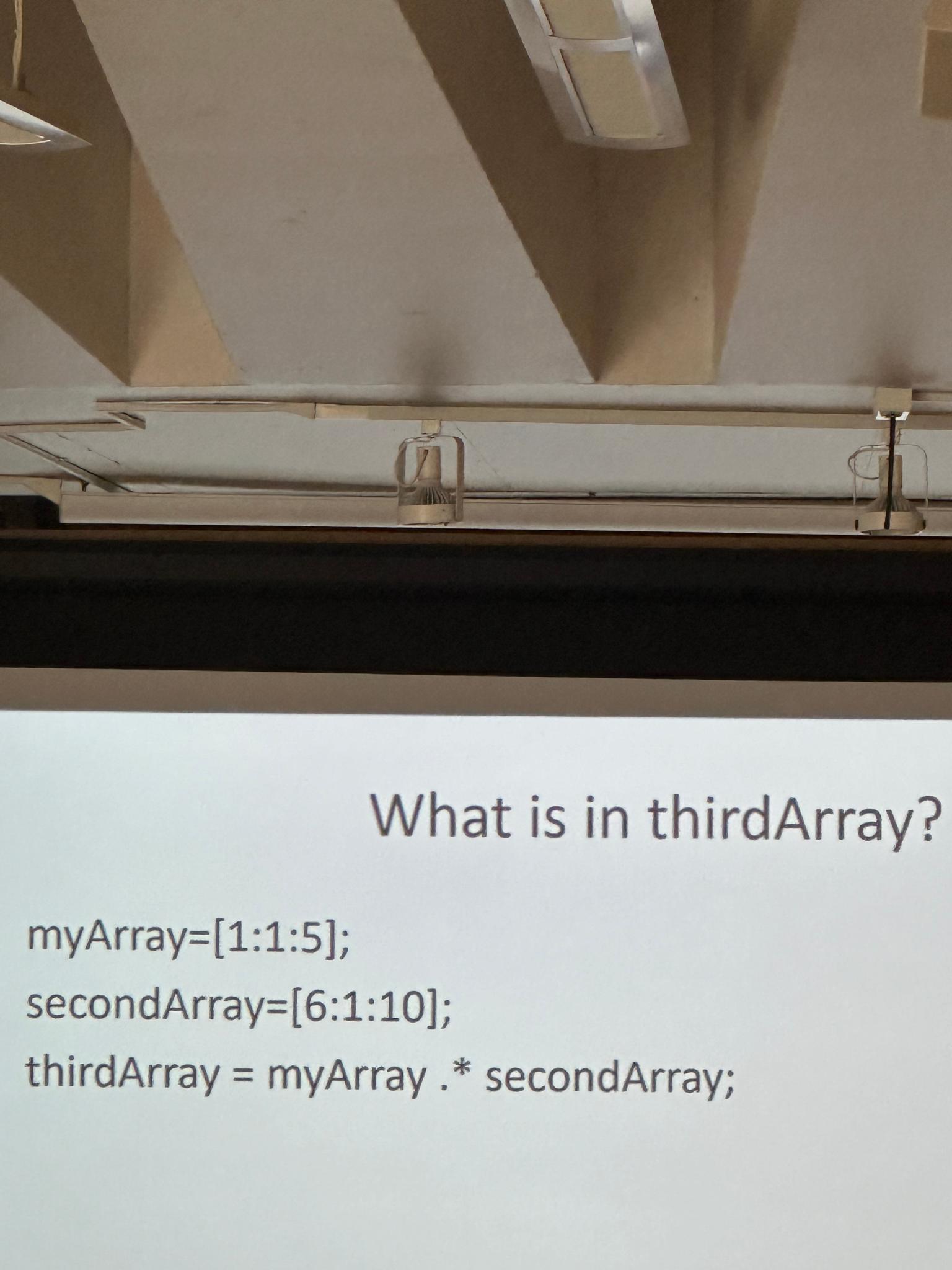 Solved What Is In Thirdarraymyarray 115 Secondarray