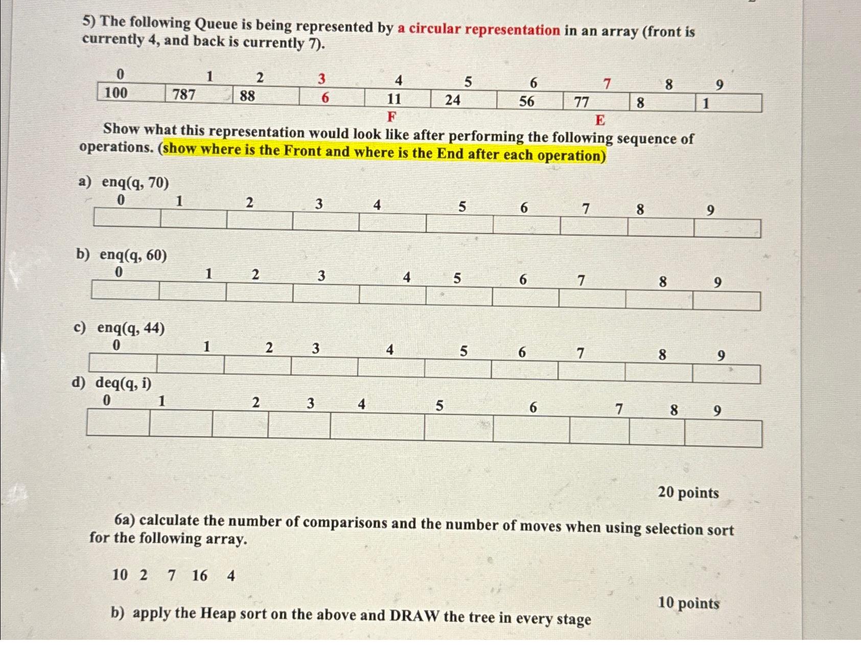 Solved I need answer as soon as possible, The following | Chegg.com
