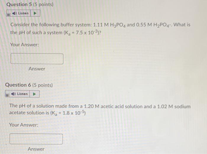 Solved Question 5 (5 points) Listen → Consider the following | Chegg.com