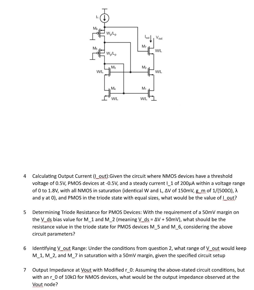 Solved 4 Calculating Output Current (I_out): Given the | Chegg.com