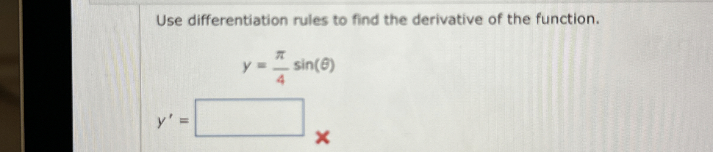 Solved Use differentiation rules to find the derivative of | Chegg.com