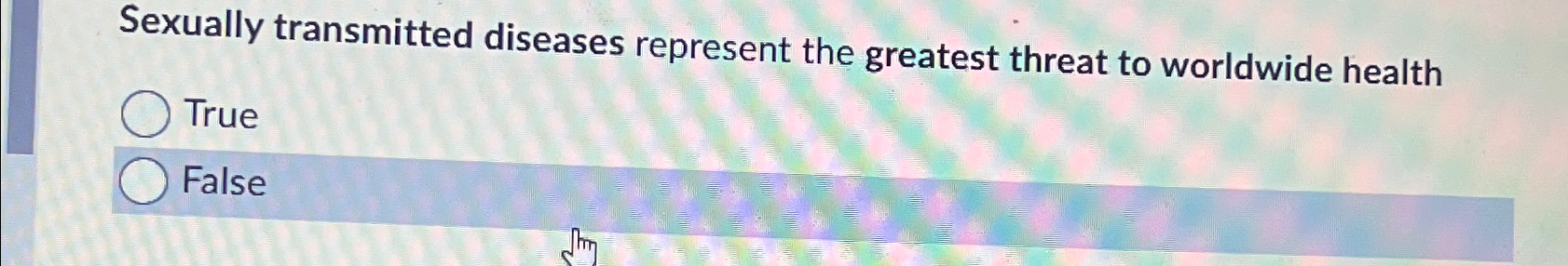Solved Sexually transmitted diseases represent the greatest | Chegg.com