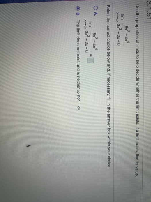 solved-3-1-51-use-the-properties-of-limits-to-help-decide-chegg