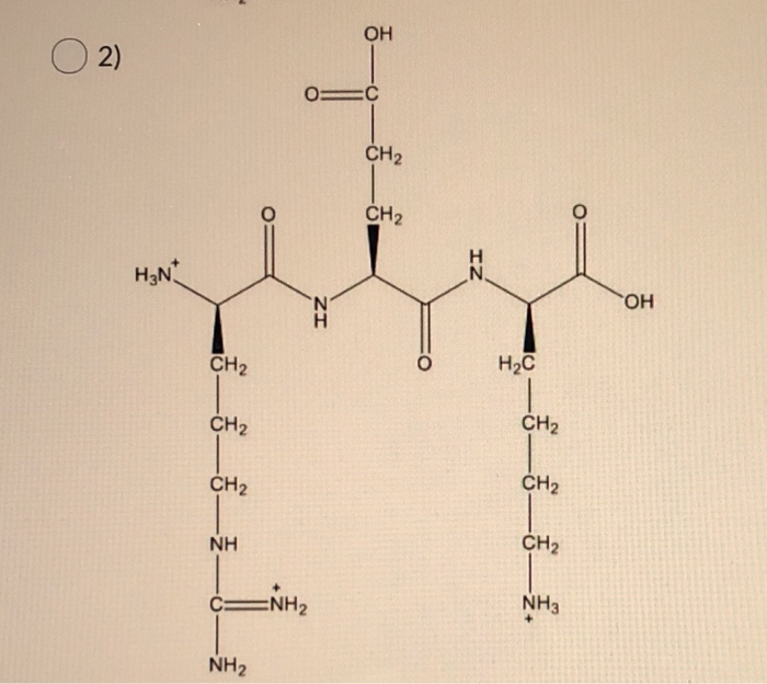 Solved Which of the following is structurally correct at pH | Chegg.com