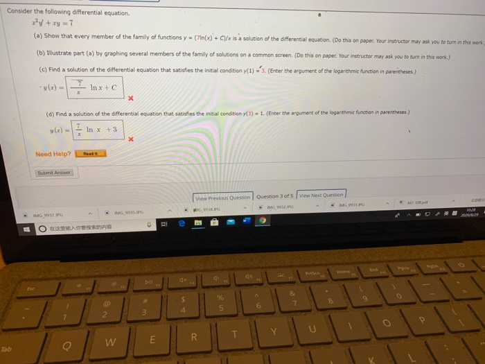 Solved For What Values Of K Does The Function Y Cos Kt